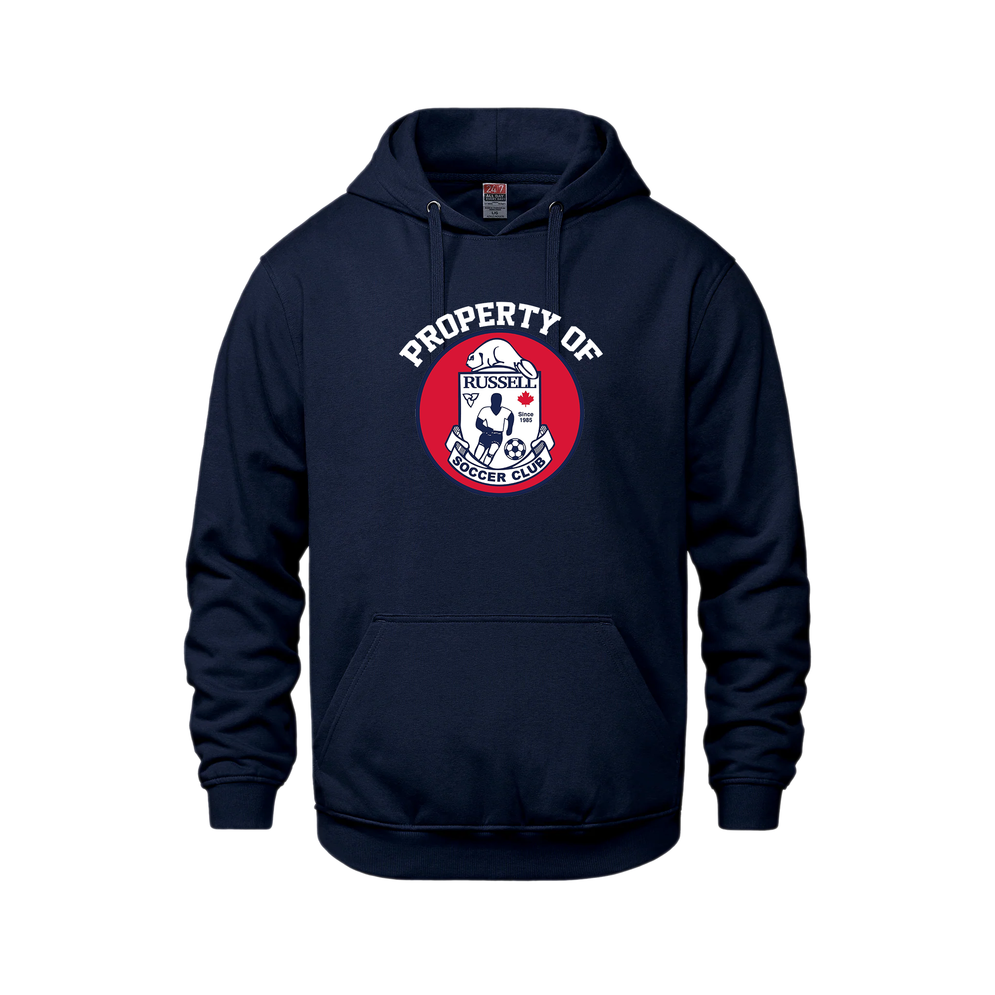 RUSSELL SOCCER CLUB - Oversize Hoodie – Shop Accent Logos