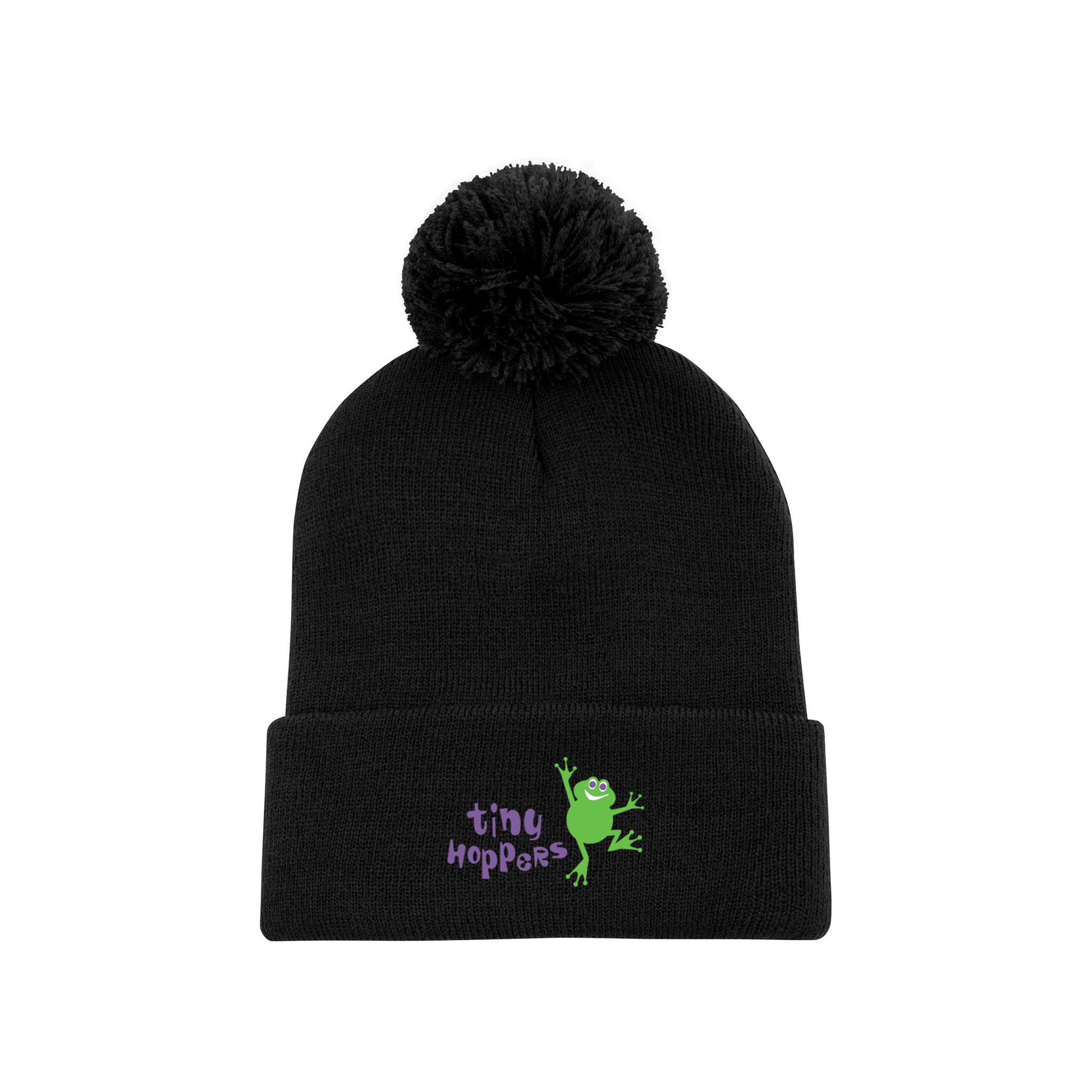 TINY HOPPERS - Cuffed Pom Toque – Shop Accent Logos